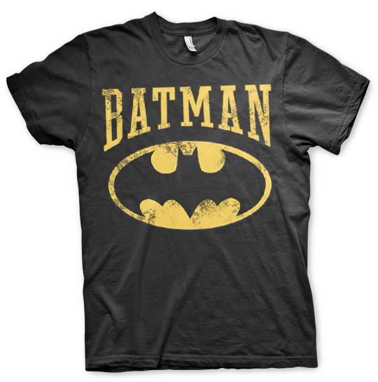 Batman T-shirt Vintage Svart