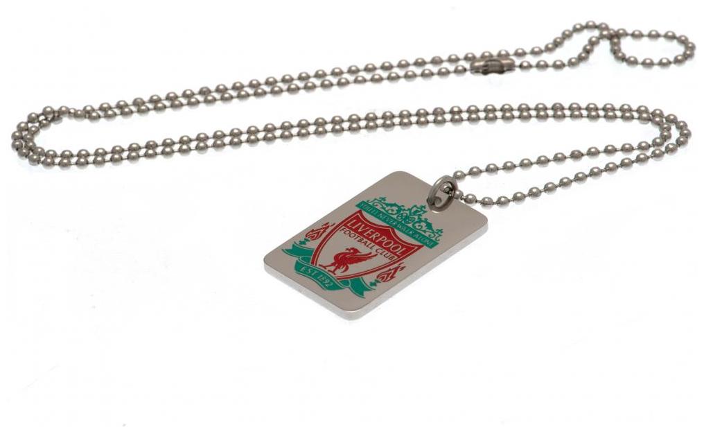 Liverpool Dog Tag Med Kedja Logo