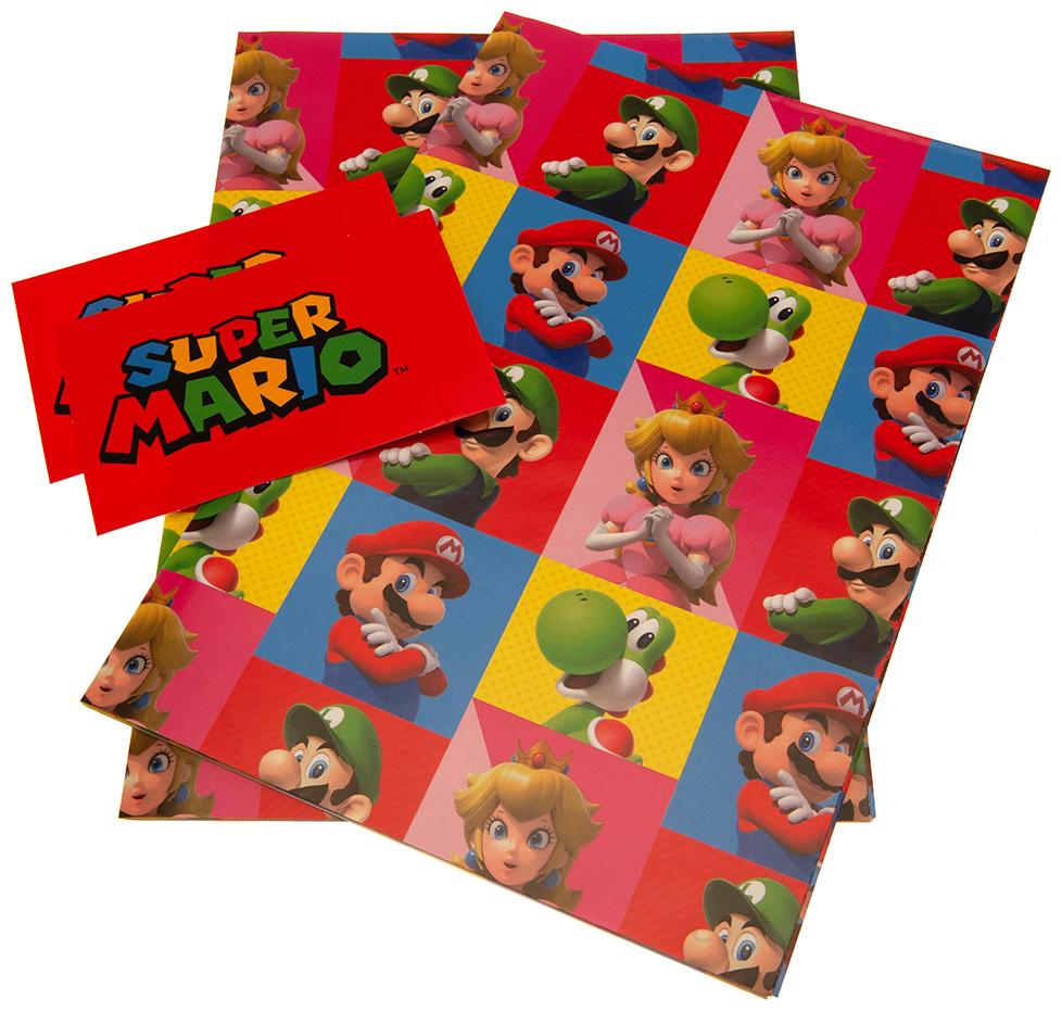 Super Mario Presentpapper